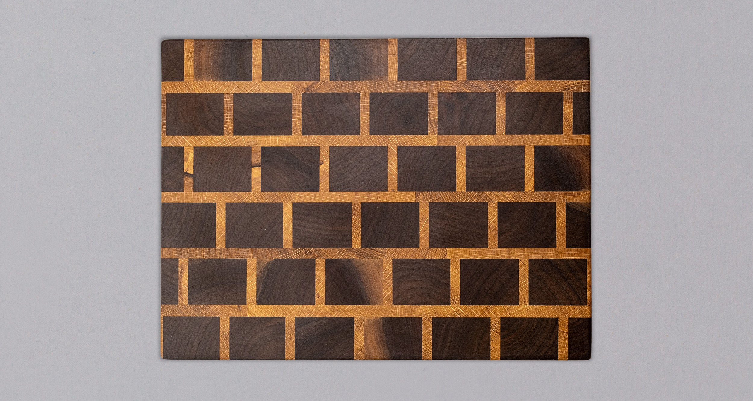 Ručno izrađena daska za rezanje - end grain [Američki orah / hrast ...