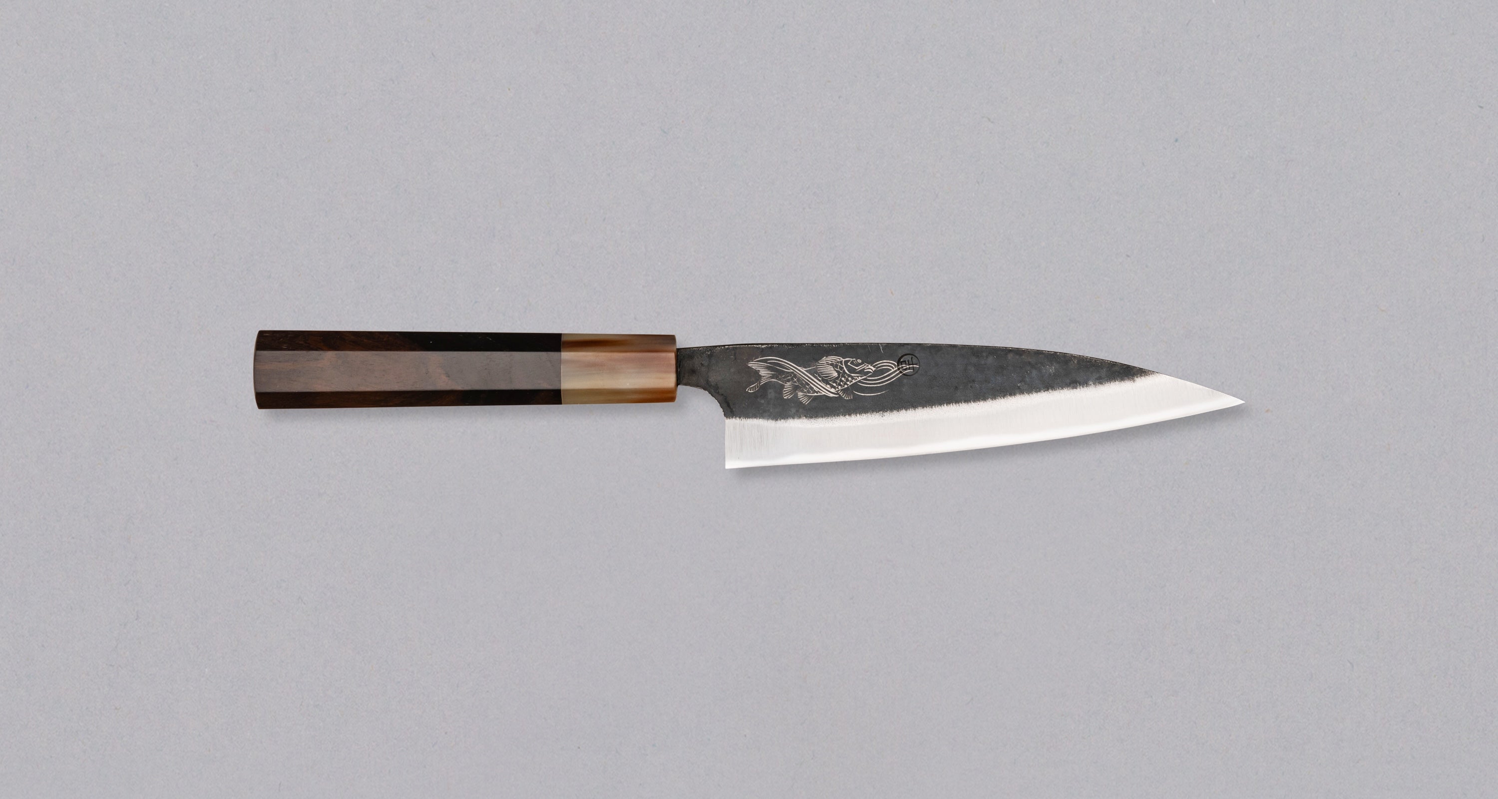 Yoshida Petty SUJ-2 Kuro-uchi 145 mm [Koi Fish] – OštarRub